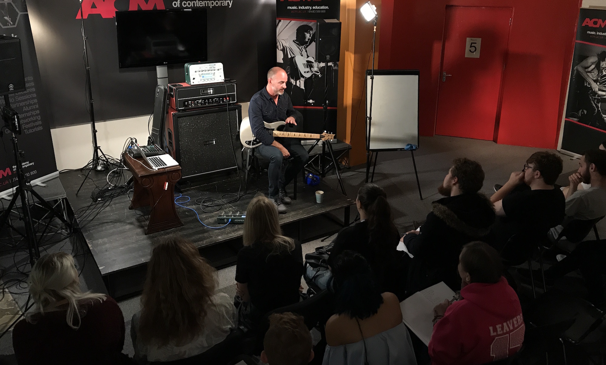 Jamiroquai guitarist and funk legend Rob Harris visits ACM London